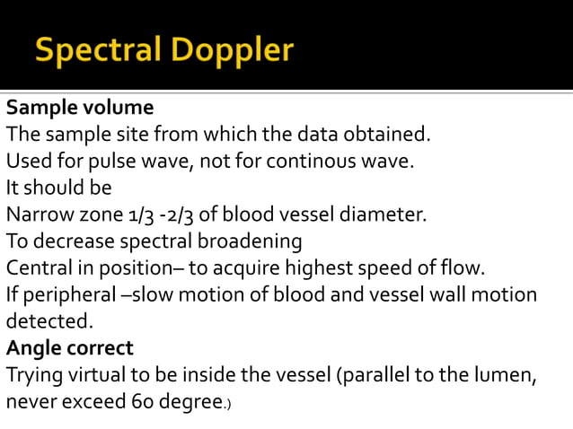 Doppler study general bases | PPT