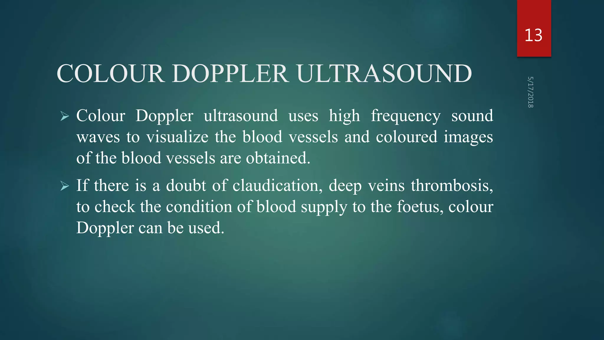Doppler ultrasonography | PPTX