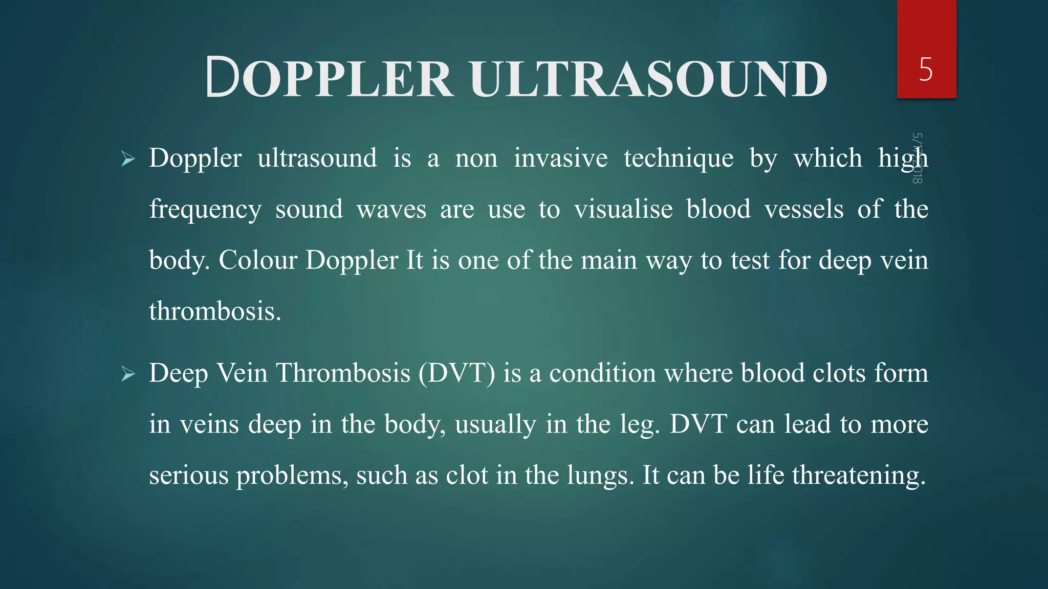 Doppler ultrasonography | PPTX | Blood Disorders | Diseases and Conditions