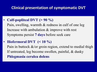 Doppler ultrasound in deep vein thrombosis | PPTX