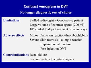 Doppler ultrasound in deep vein thrombosis | PPTX