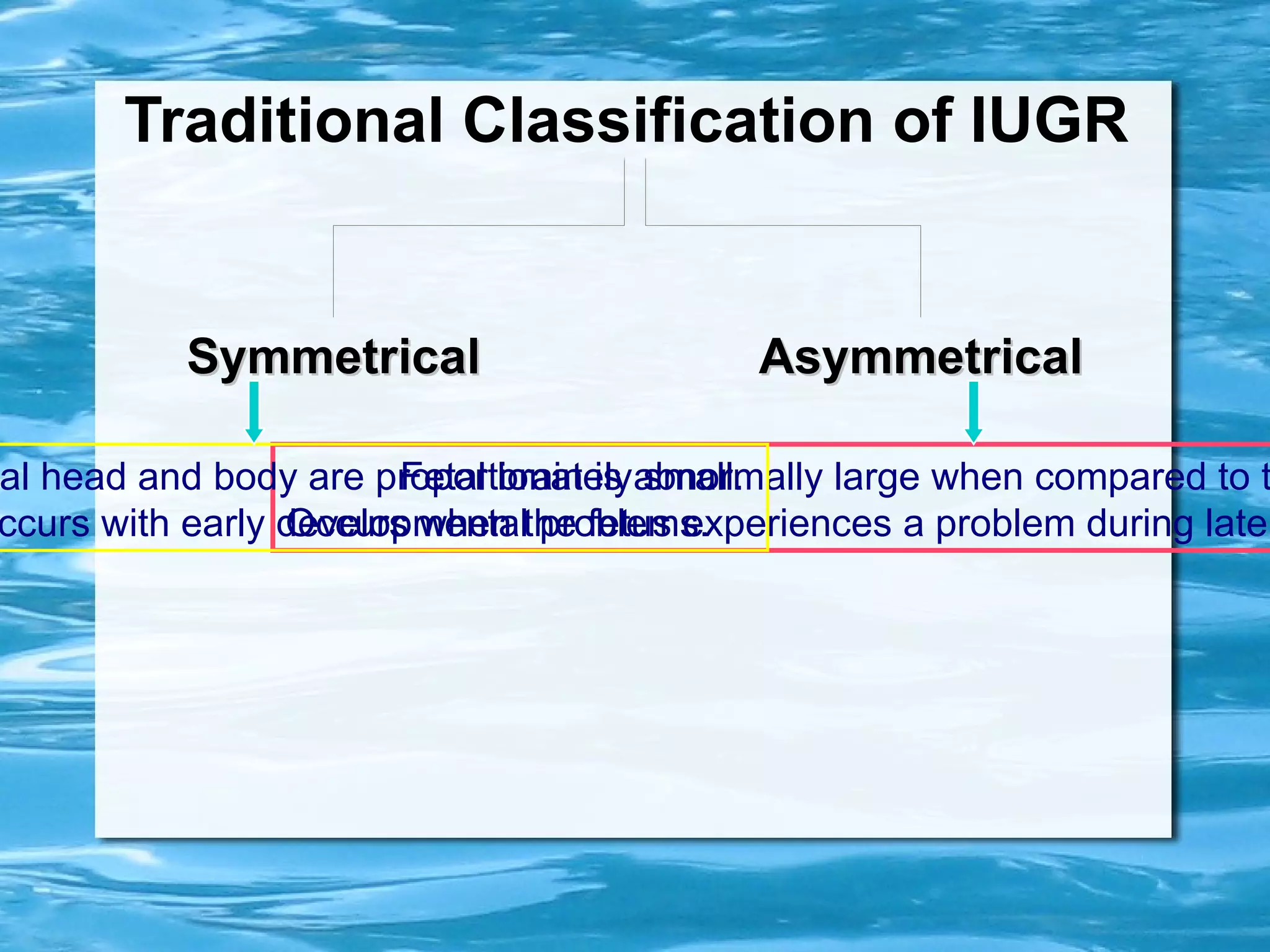 Doppler ultrasound in the management of fetal growth restriction and ...