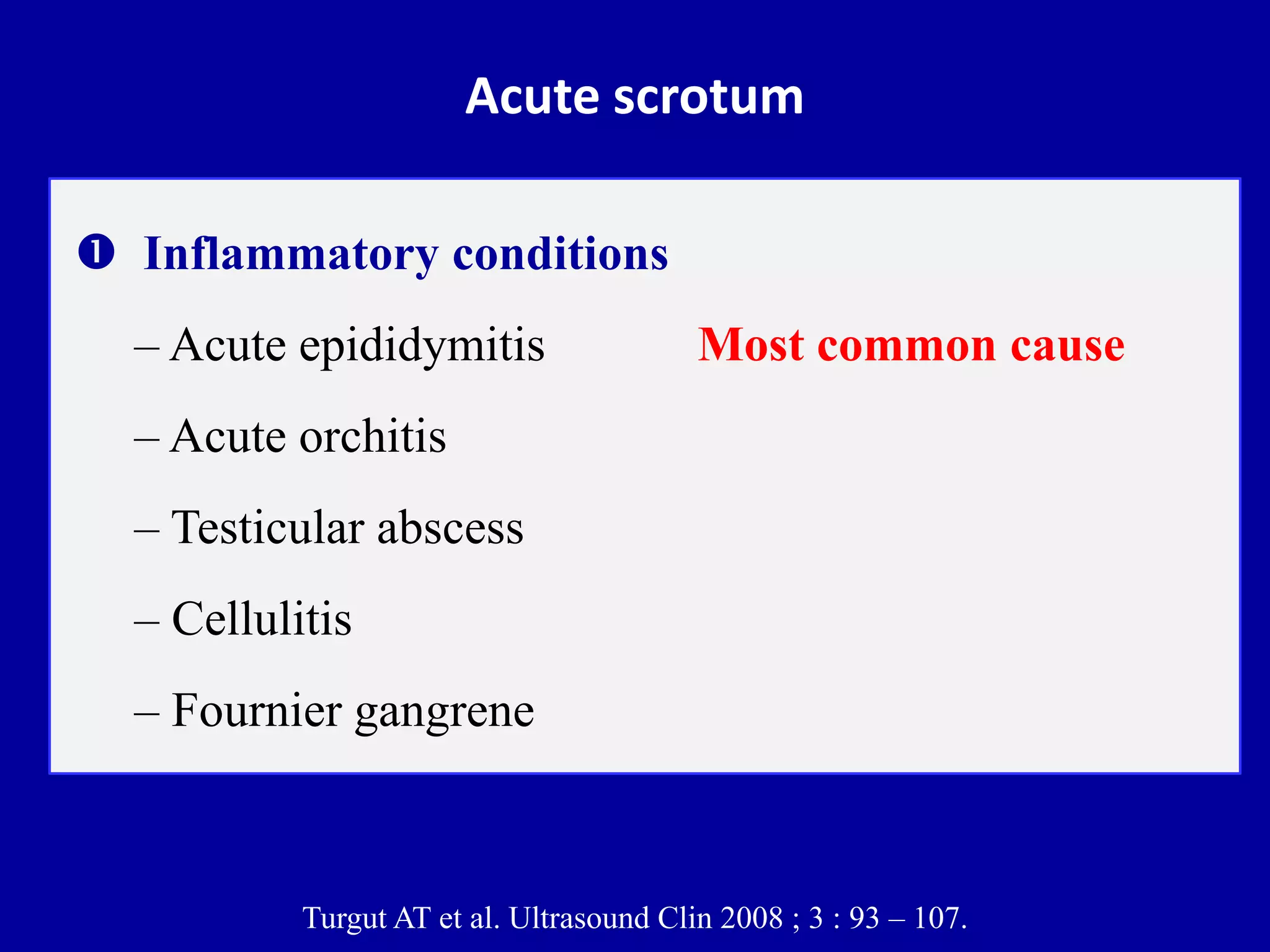 Doppler ultrasound of acute scrotum | PPTX