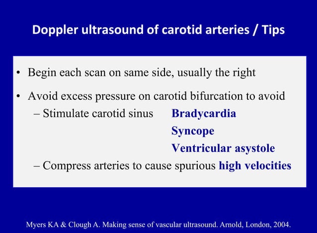 Doppler ultrasound of carotid arteries | PPTX
