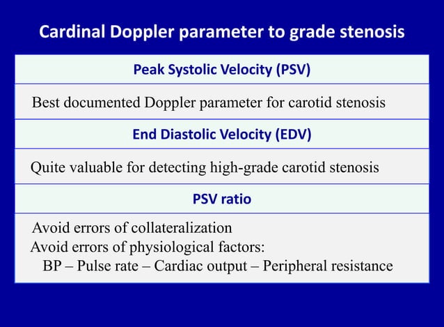 Doppler ultrasound of carotid arteries | PPTX