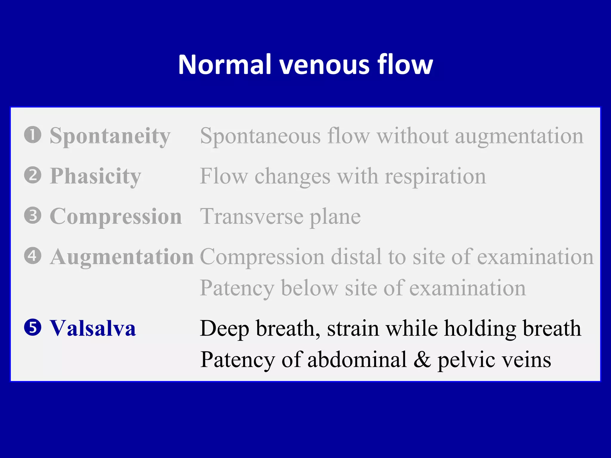 Doppler ultrasound of normal venous flow | PPTX