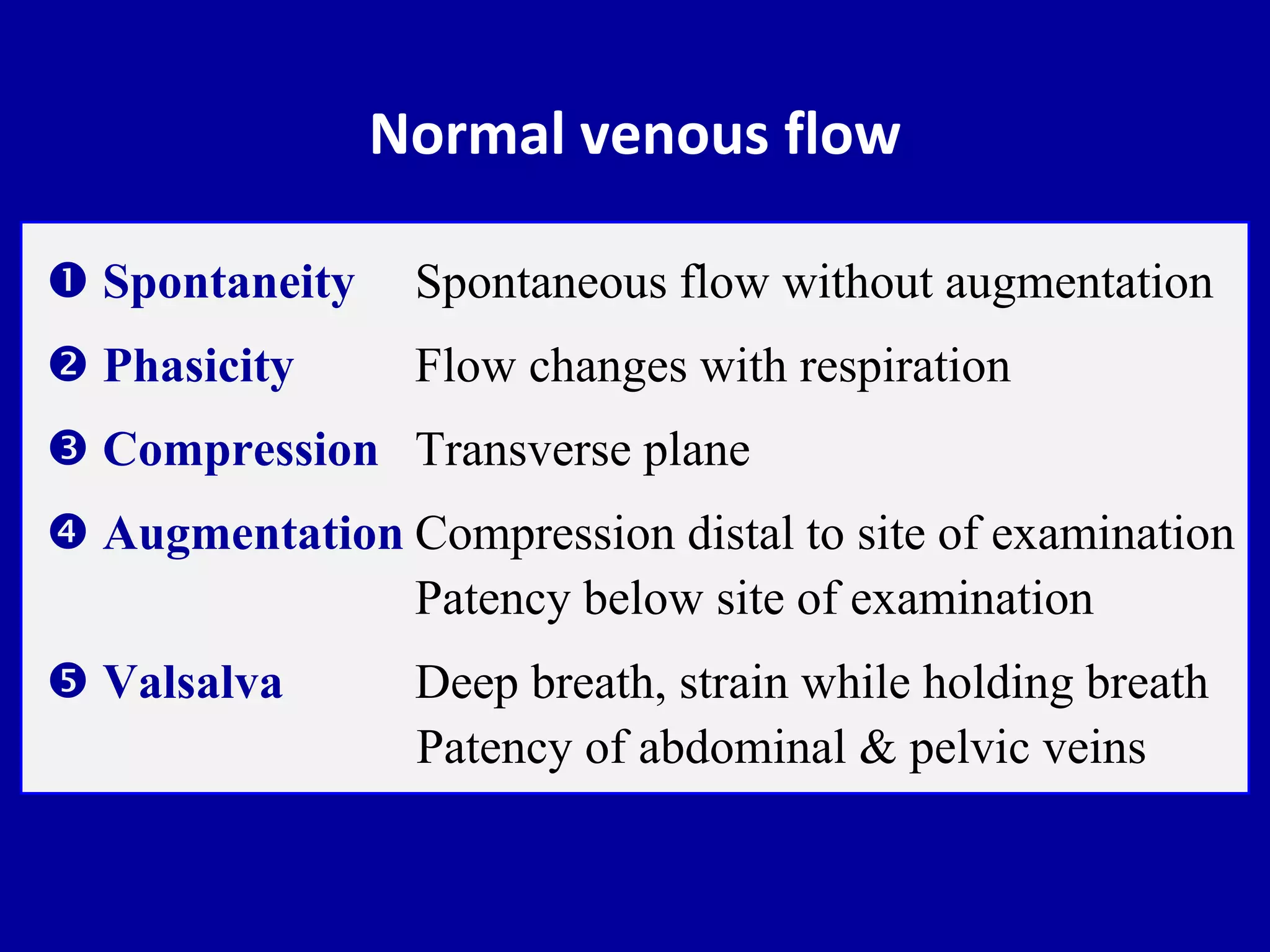 Doppler ultrasound of normal venous flow | PPTX