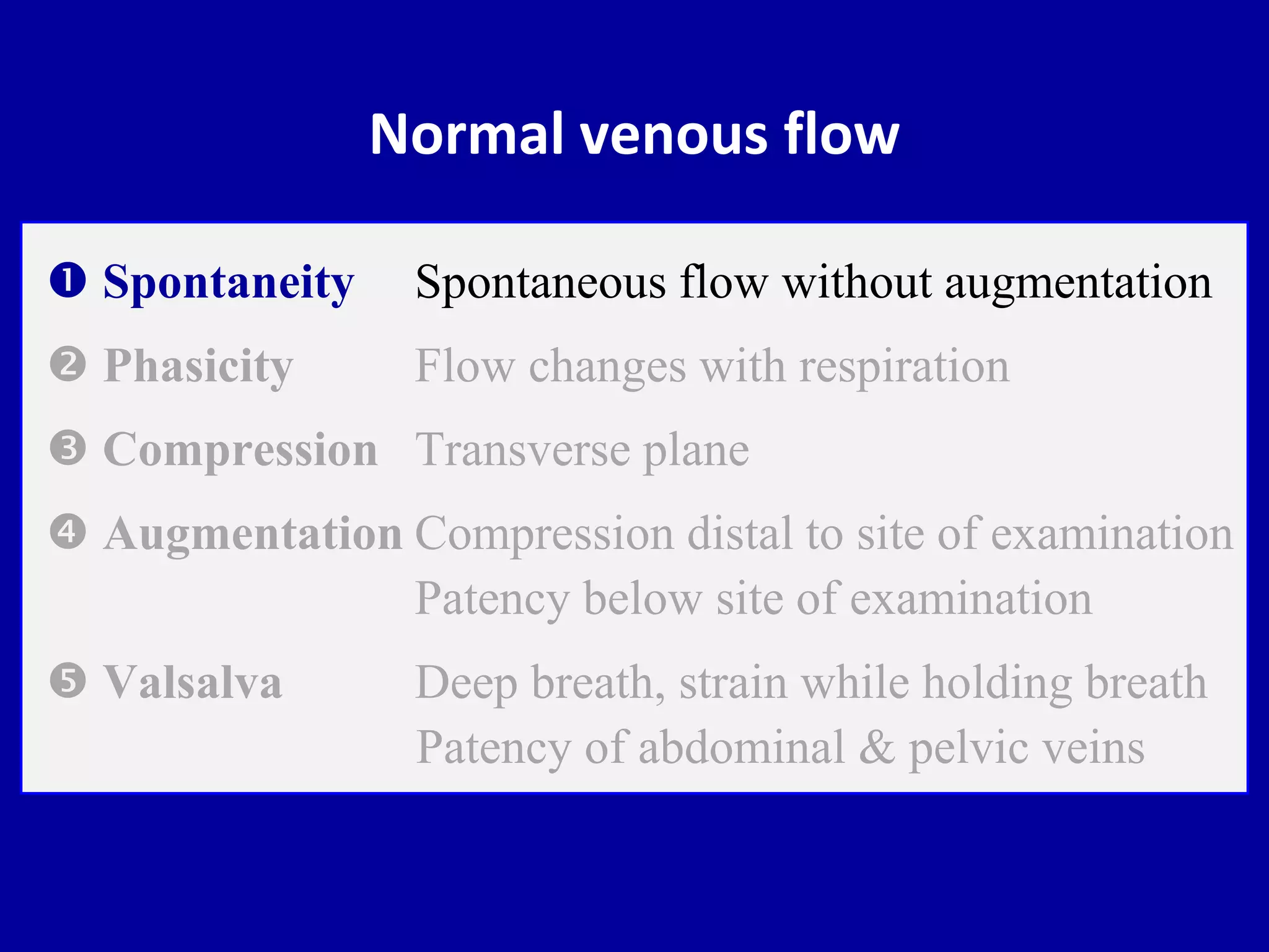 Doppler ultrasound of normal venous flow | PPTX