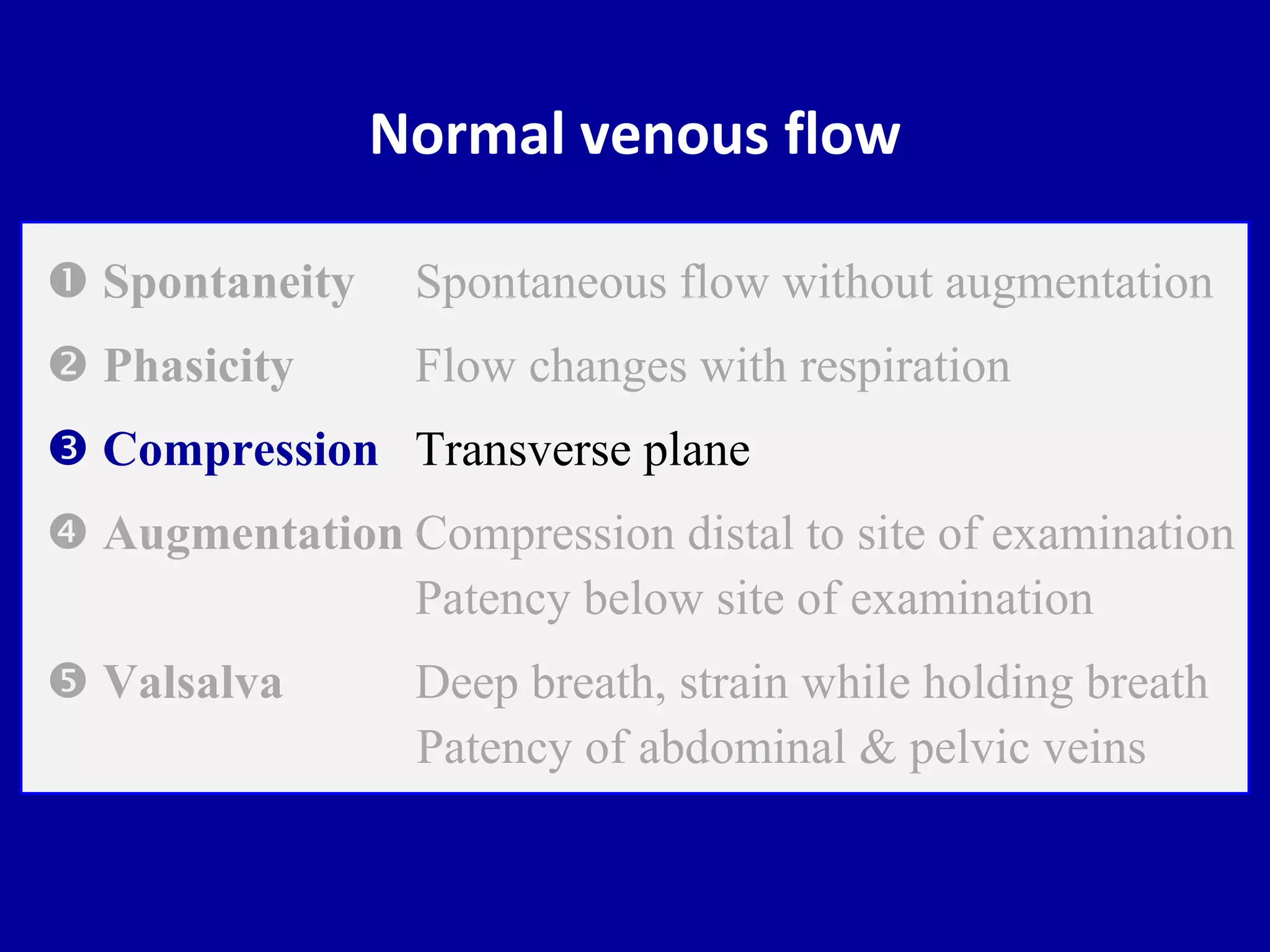 Doppler ultrasound of normal venous flow | PPTX
