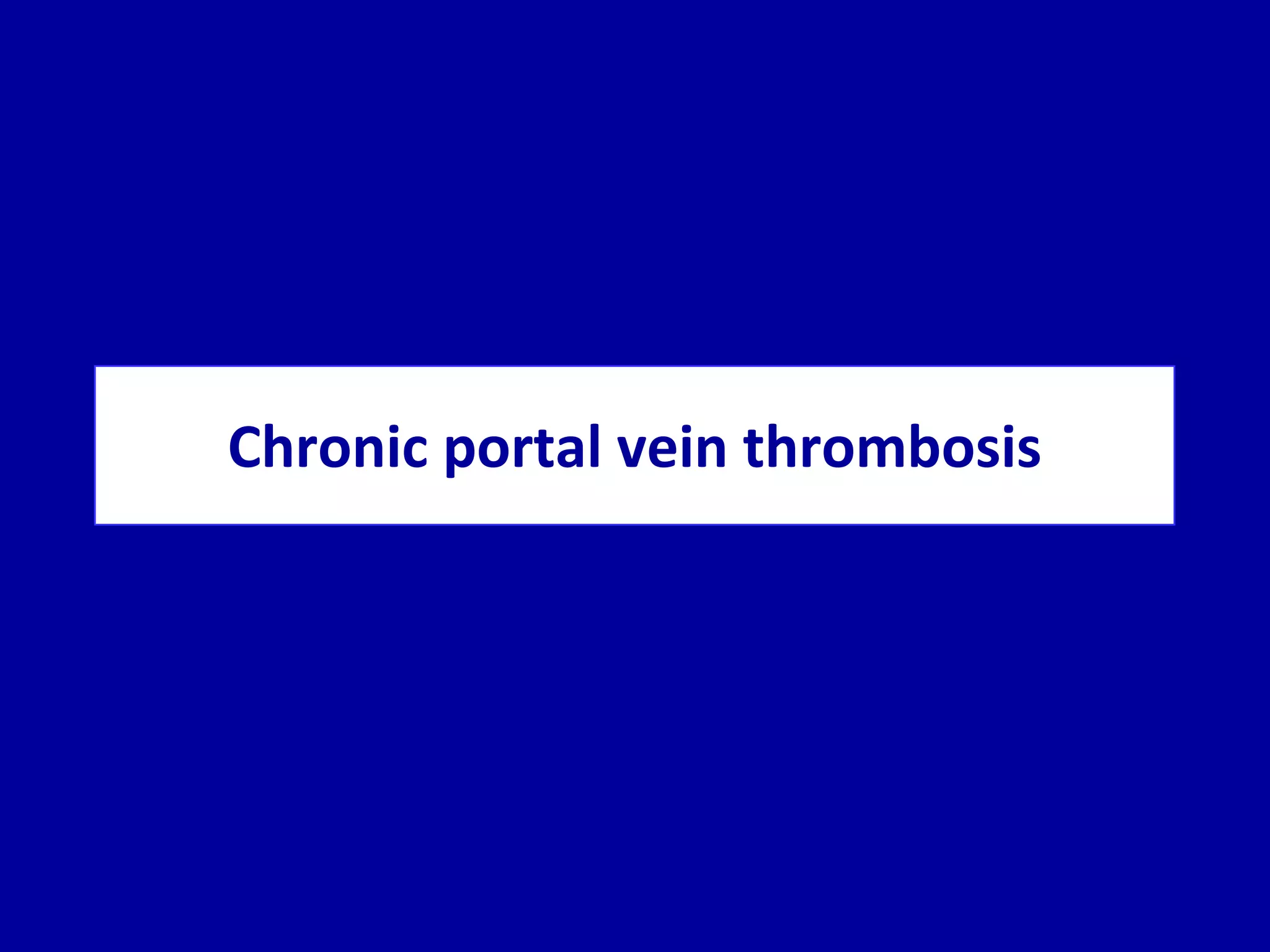 Doppler ultrasound of portal vein thrombosis | PPTX