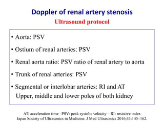 Doppler ultrasound of visceral arteries | PPTX