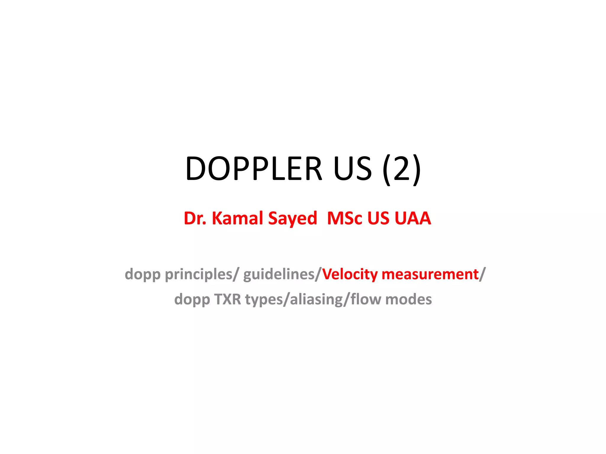 Doppler us (2) | PPTX