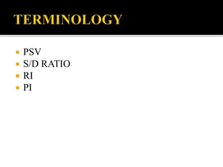 Doppler us in the evaluation of fetal growth | PPTX