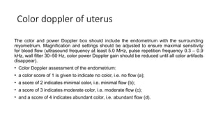 Doppler Uterine lectures in ultrasound.pptx