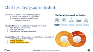 DORA - MobileOps & MORA - DORA for Mobile Applications | PDF