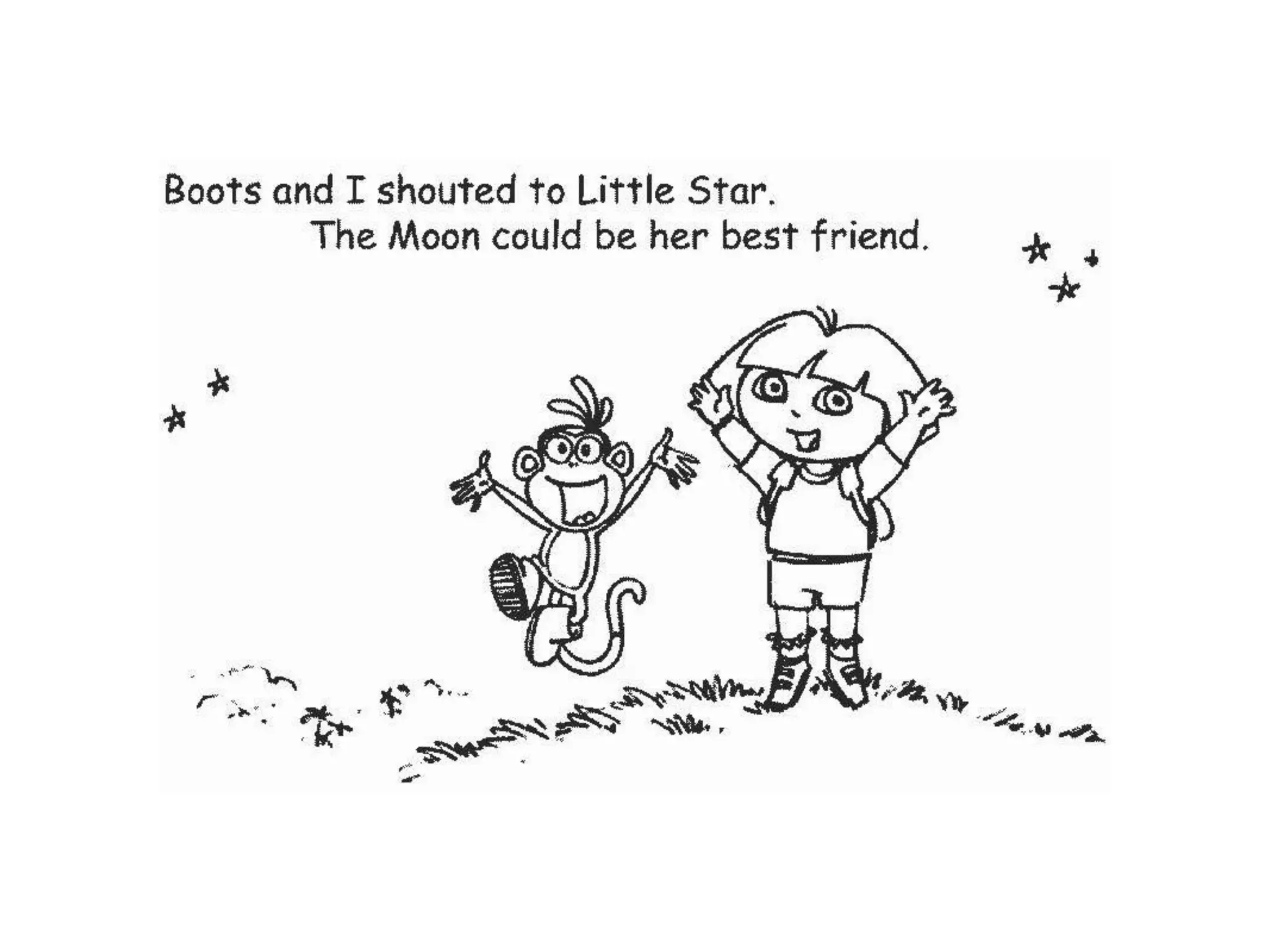 Dora the explorer Colouring Pages and Kids Colouring Activities | PPSX ...