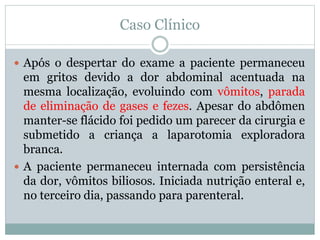 Dor abdominal na infância: abordagem e diagnóstico diferencial | PPTX