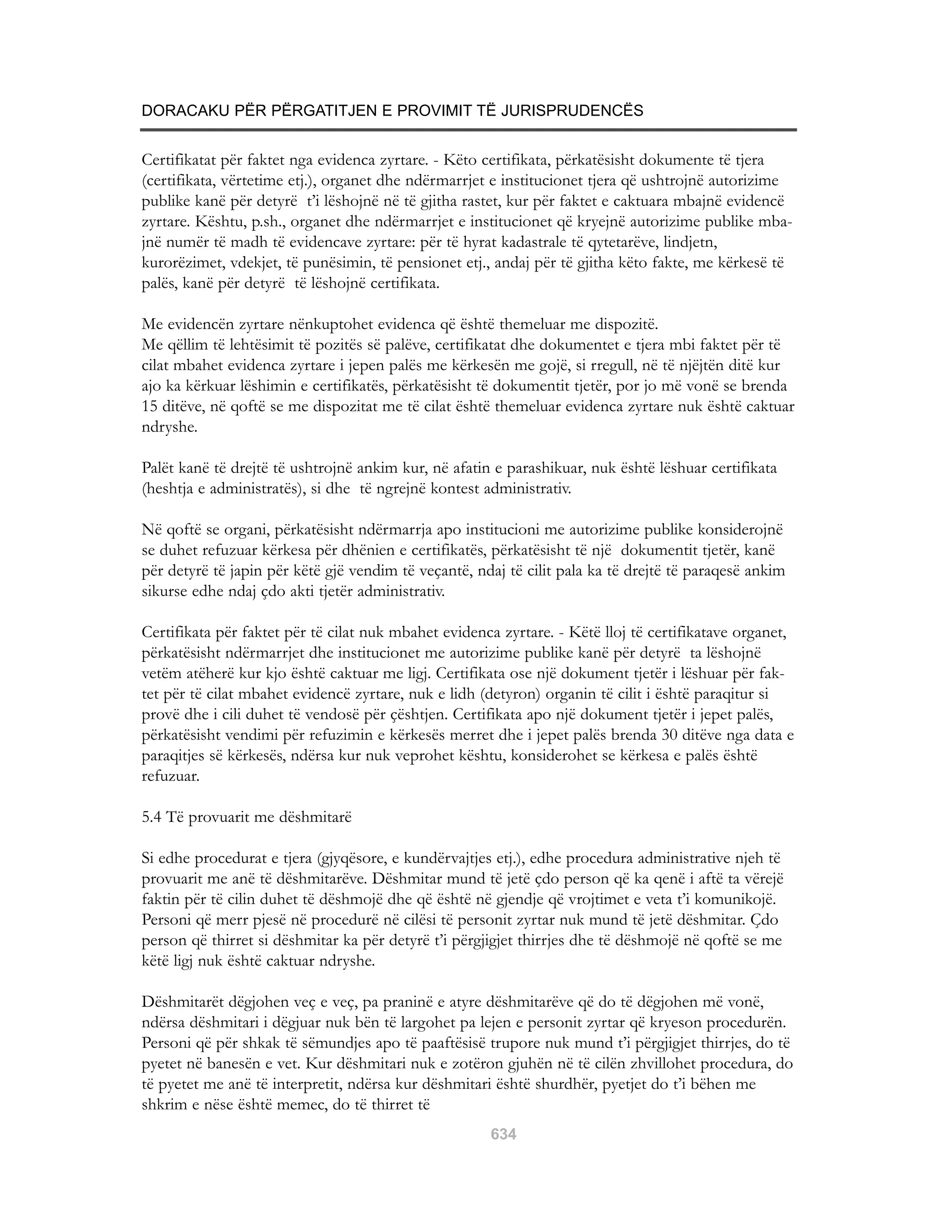 Doracak per-pergatitjen-e-provimit-te-jurisprudences | PDF
