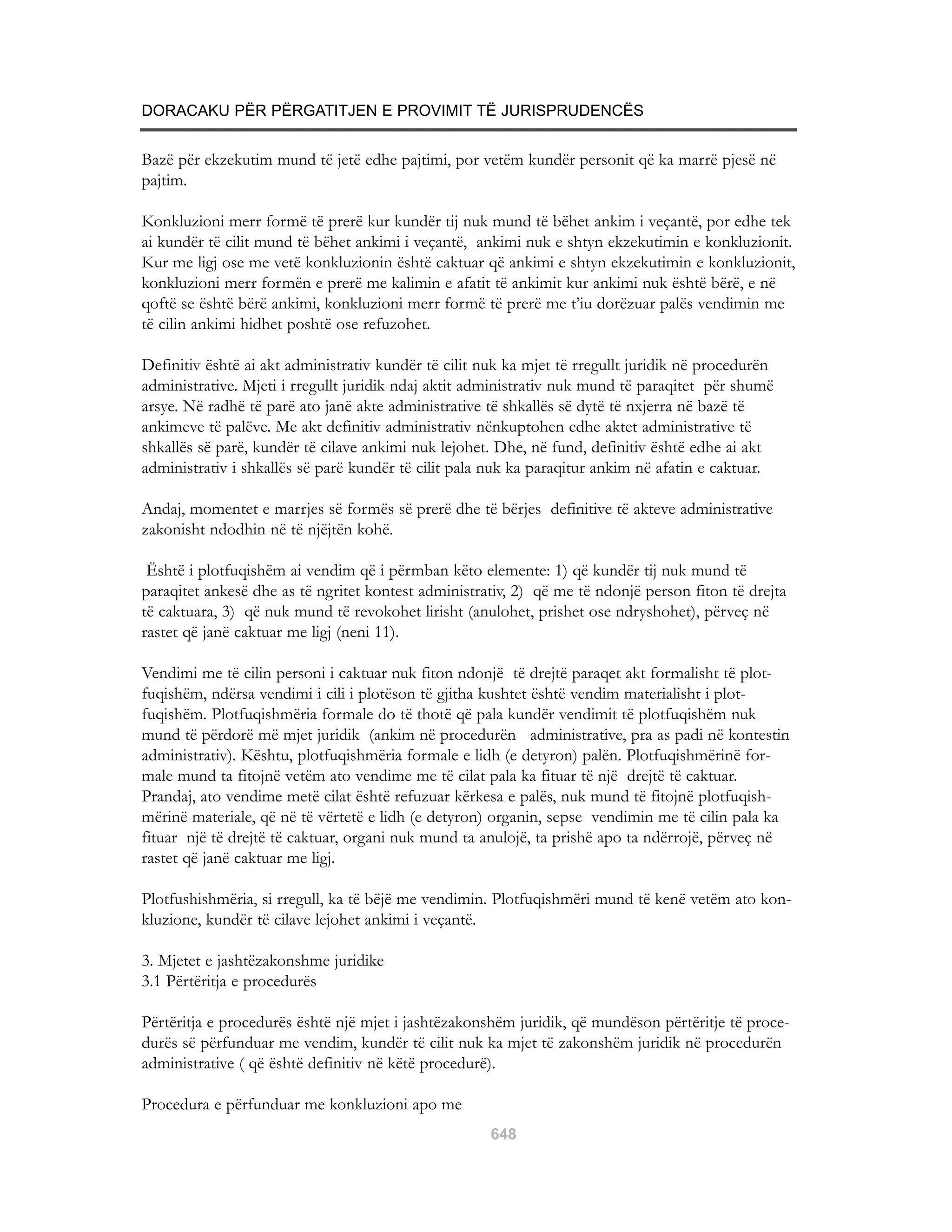 Doracak per-pergatitjen-e-provimit-te-jurisprudences | PDF