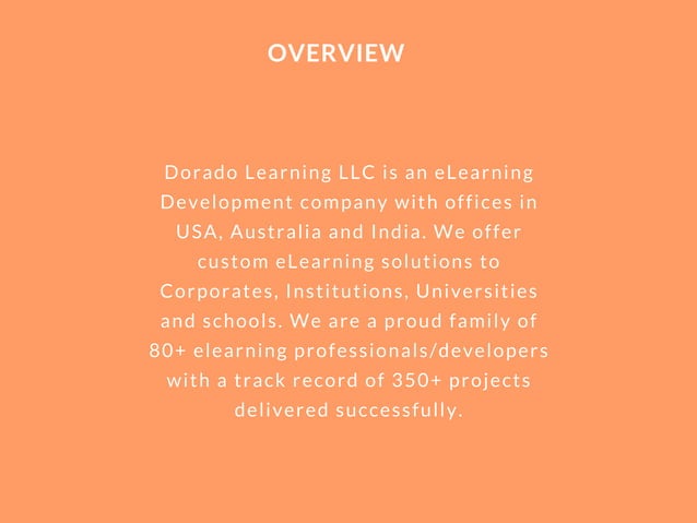 Dorado learning | PDF