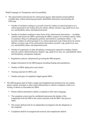 Dora dome sro complete handout | PDF | Law