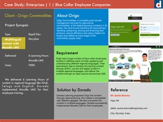 Dorado Learning Corporate Presentation 2020-21 | PPT