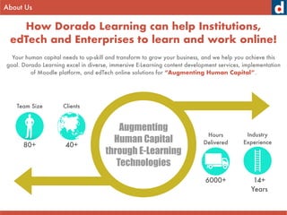 Dorado Learning Corporate Presentation 2020-21 | PPT