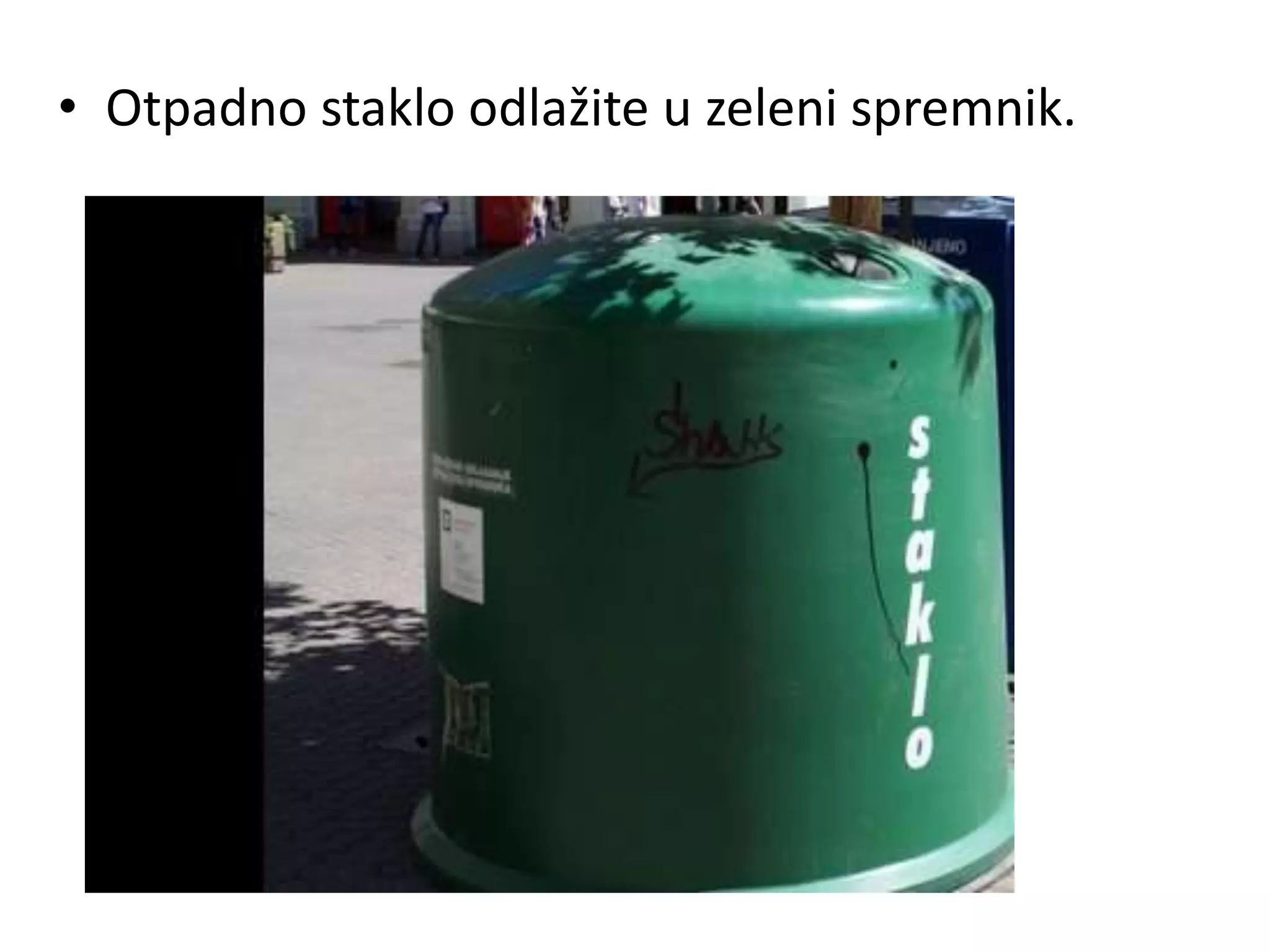 Izdvajajte otpad | PPTX