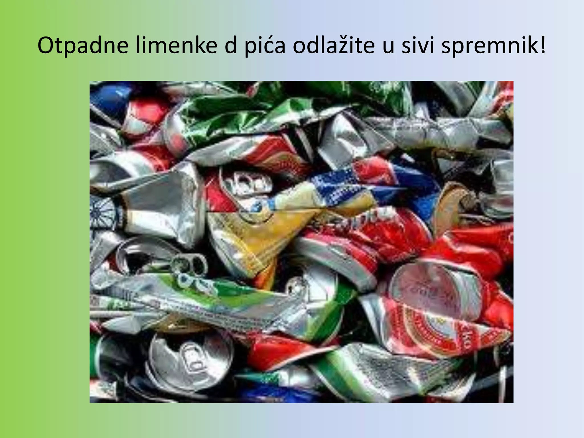 Izdvajajte otpad | PPTX