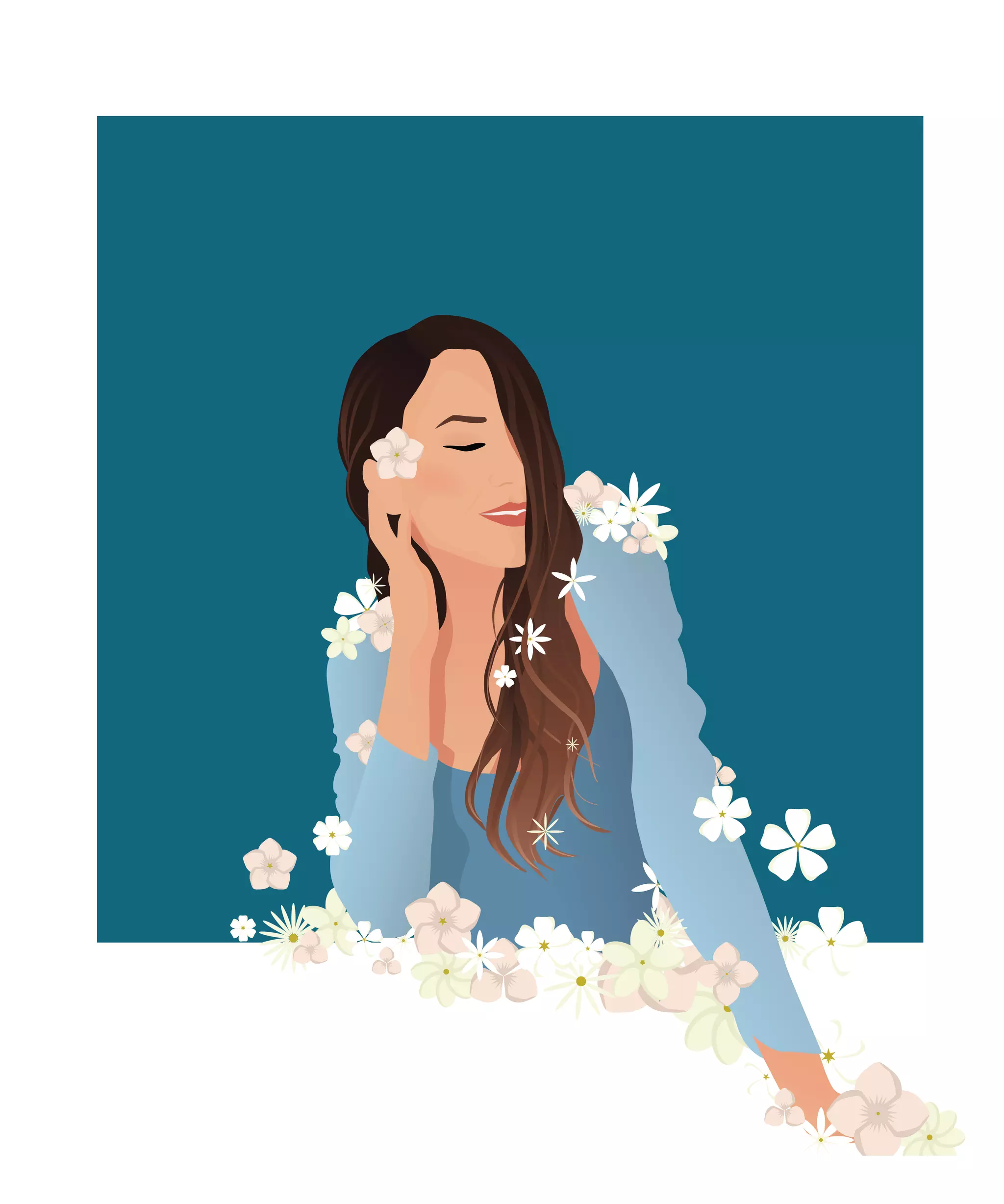 Flowering girl in Illustrator | PDF