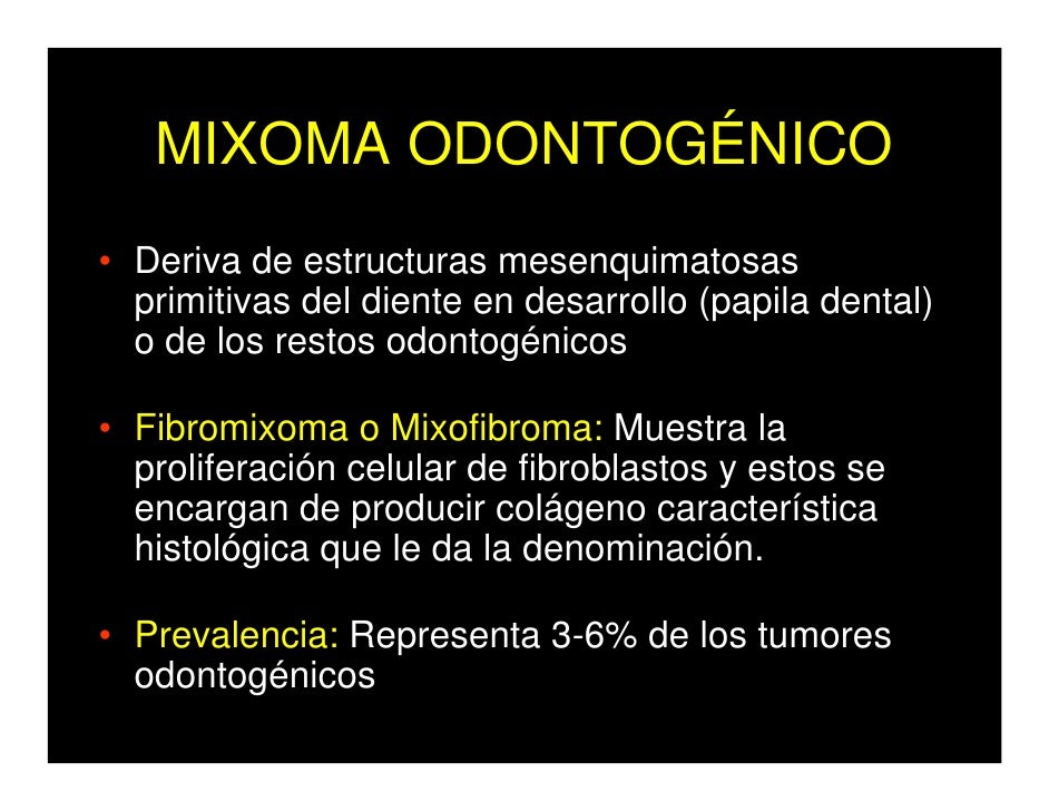 Histologia Do Mixoma Odontogenico