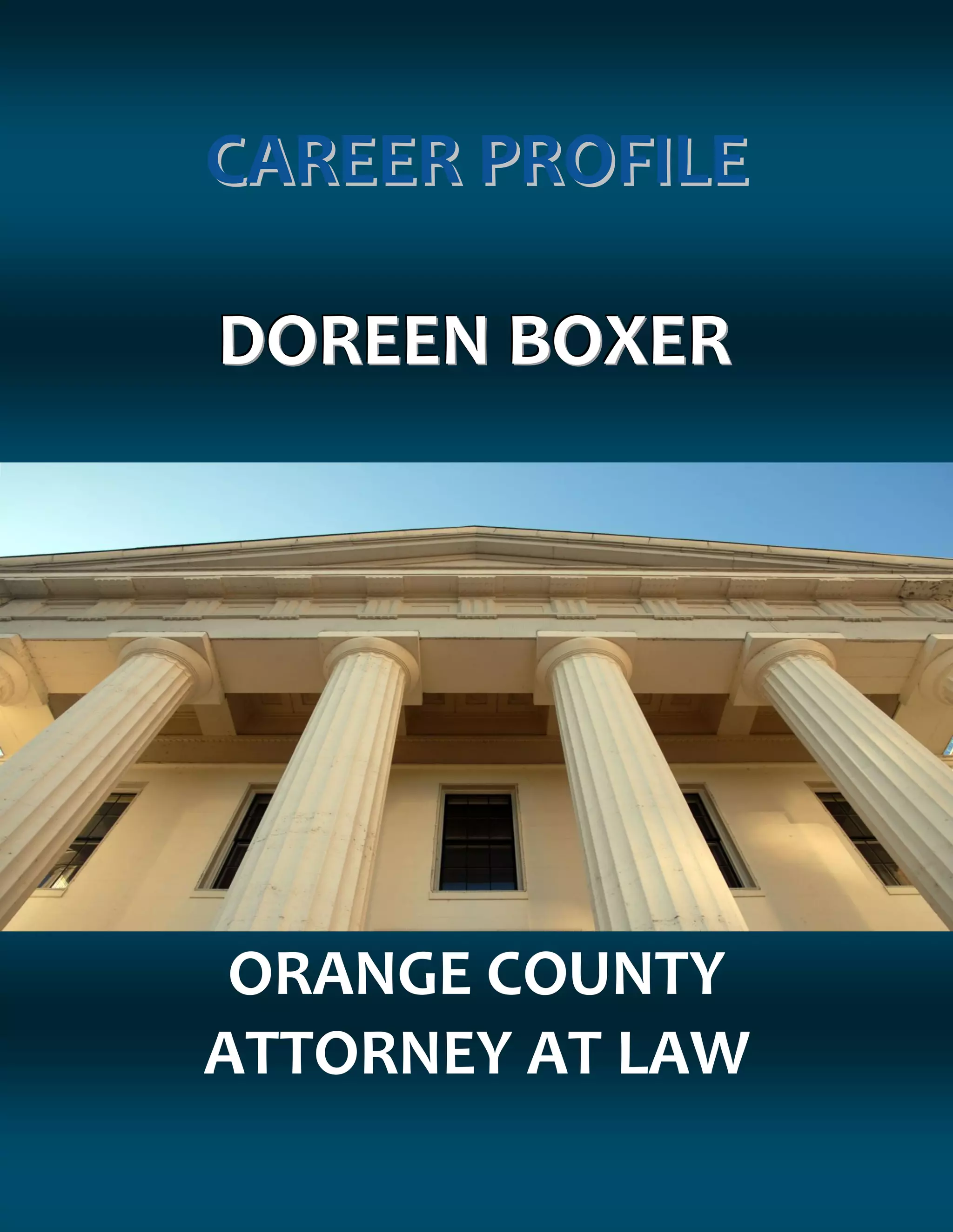 Doreen boxer orange county attorney at law | PDF | Legal Services ...