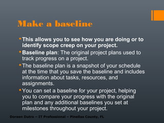 Doreen dutro project_management | PPT