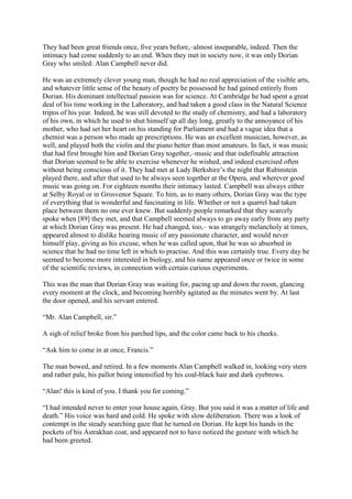 Dorian gray chapter 12 | PDF