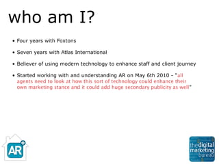 Basic Augmented Reality Explanation | PPT | Augmented Reality ...