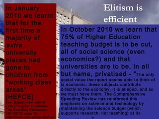 Injustice, a year on | PPT