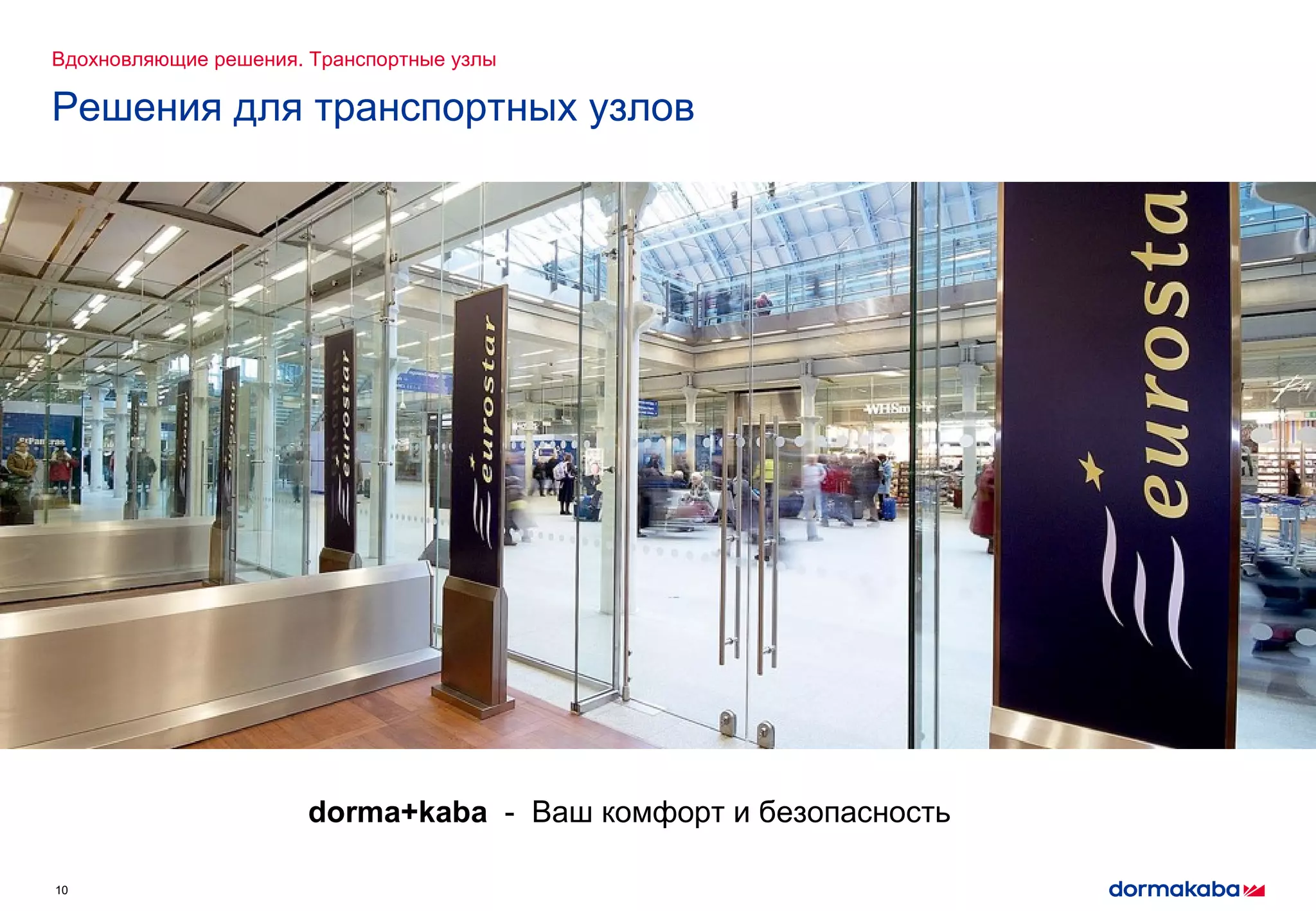 dorma+kaba. Решения для транспортных узлов: Аэропорты | PPT