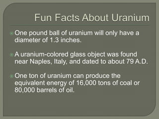 Uranium (Josh Dorman) | PPTX