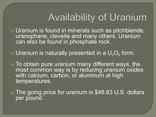 Uranium (Josh Dorman) | PPTX