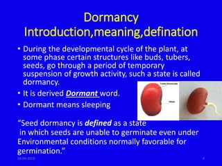 Dormancy | PPTX