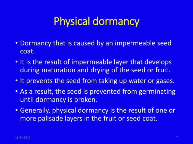Dormancy | PPTX