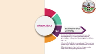 Dormancy , Hormonal regulation of seed germination , Role of Plant ...