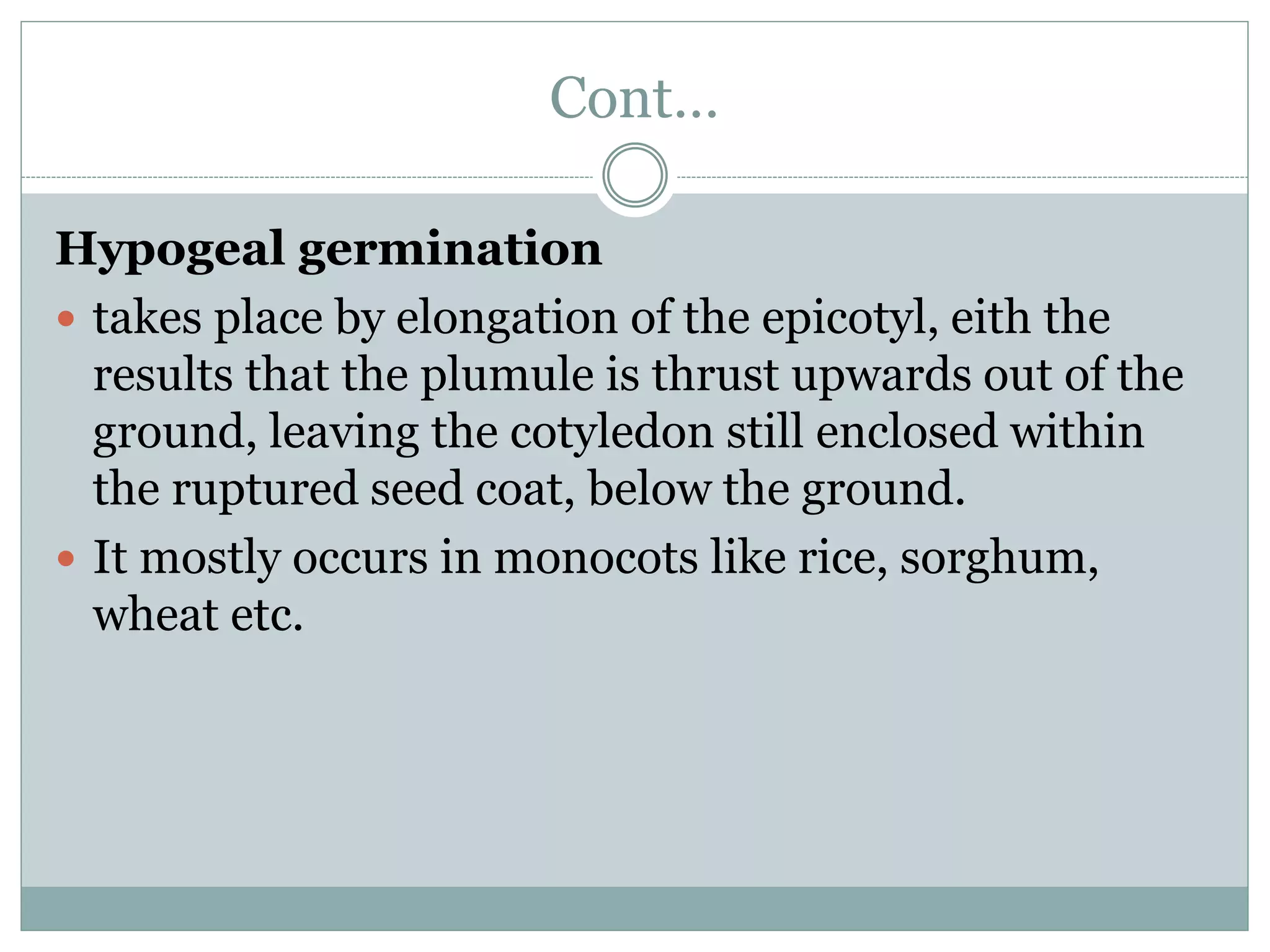 Dormancy, germination, and seed development | PPTX