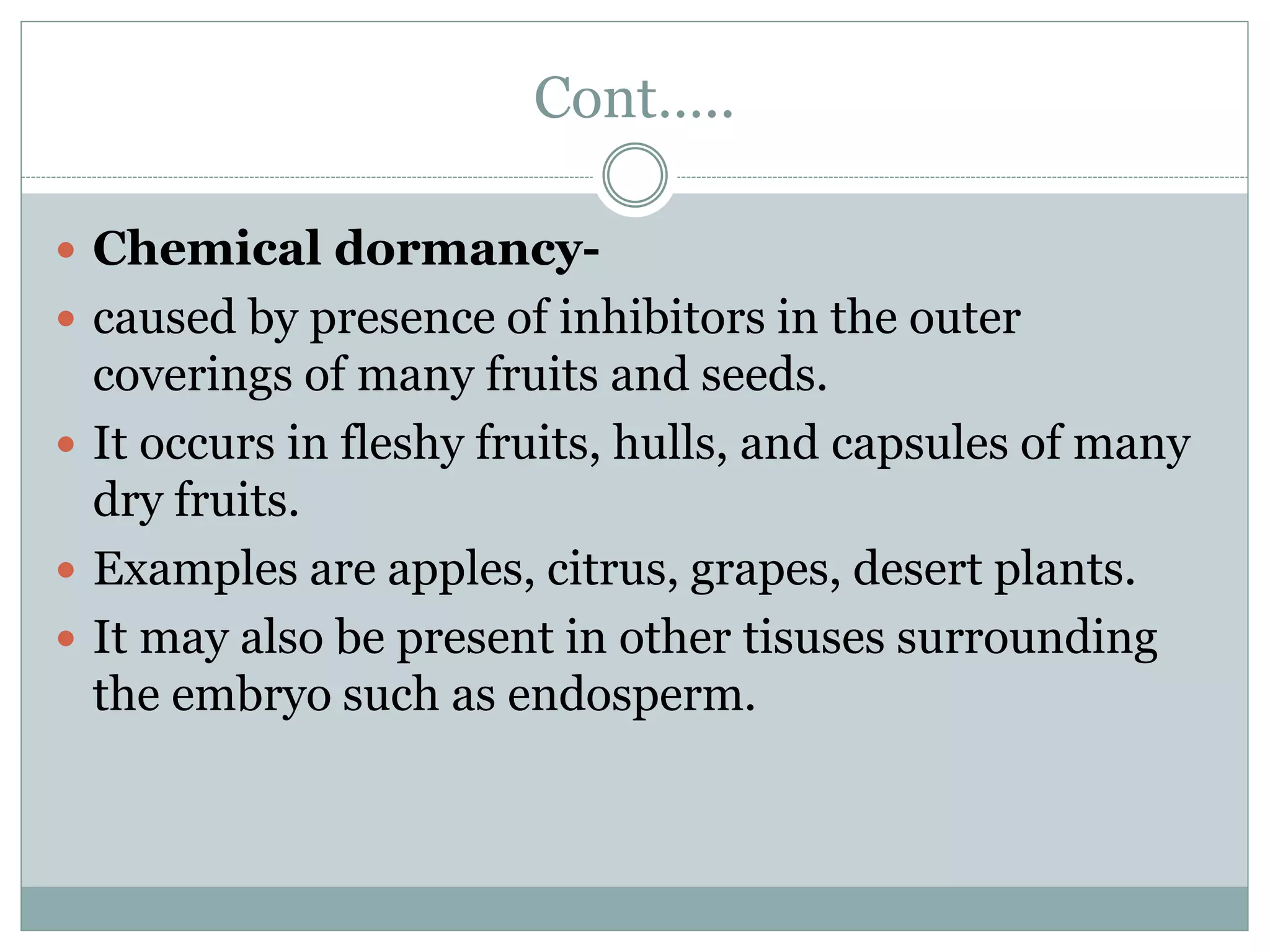 Dormancy, germination, and seed development | PPTX