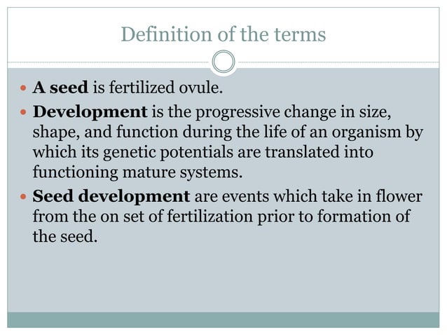 Dormancy, germination, and seed development | PPTX | Gardening | Home ...