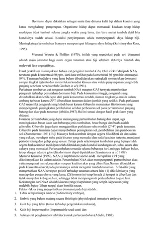 Dormansi biji | DOCX