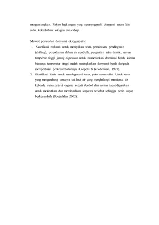 Dormansi biji gulma | DOCX