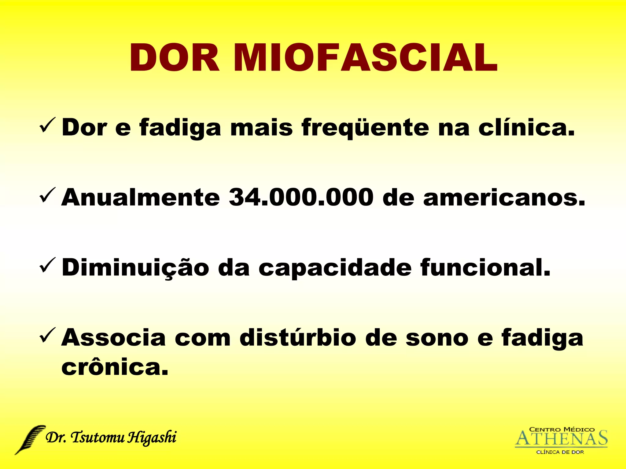 Clínica de Dor no Tratamento da Dor Muscular | PPT