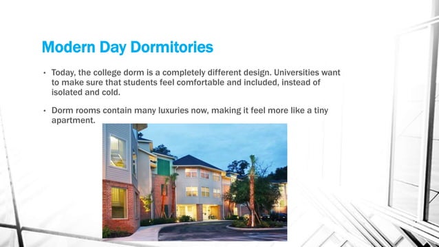 Dormitory case studies | PPTX