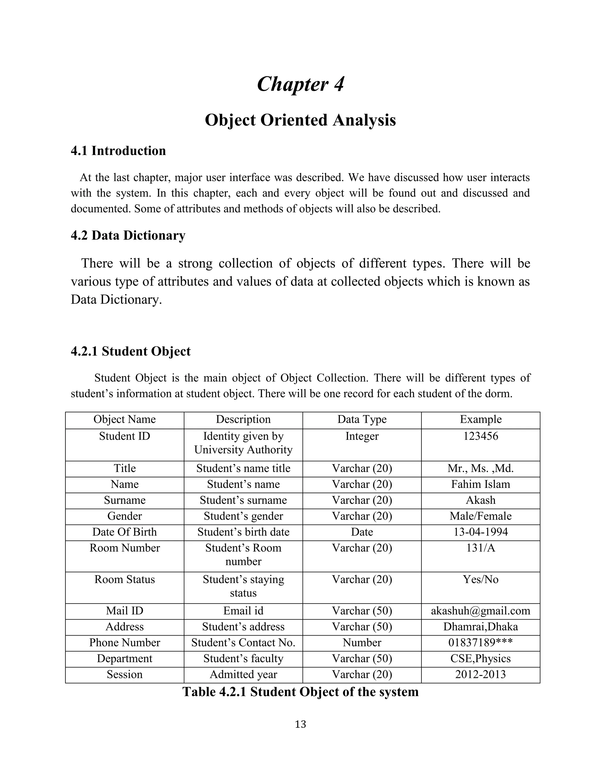 Dormitory management system project report | PDF